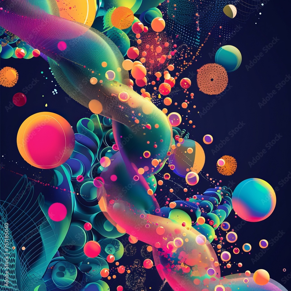 A piece of abstract art representing the cell membrane as a gateway ...