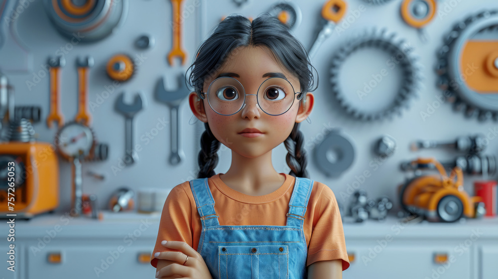 Cartoon, 3D and illustration for animation, character or portrait ...