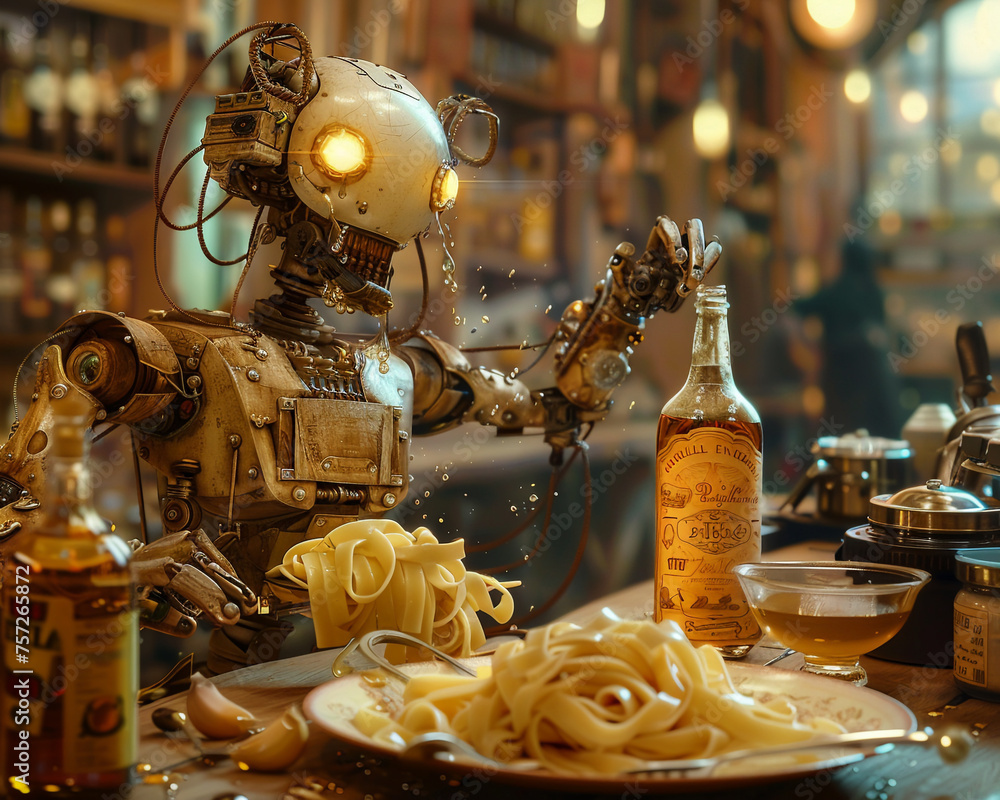 In a world where clockwork automata prepare global delicacies honey ...