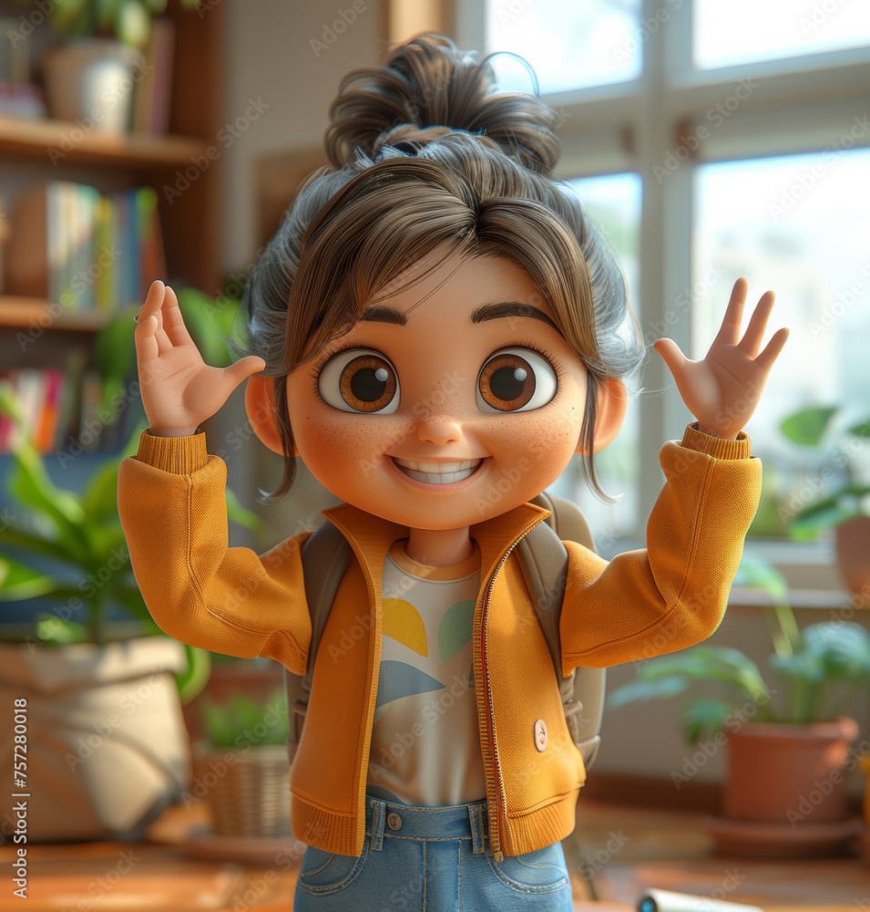 Cartoon, 3D and illustration for animation, character or portrait ...