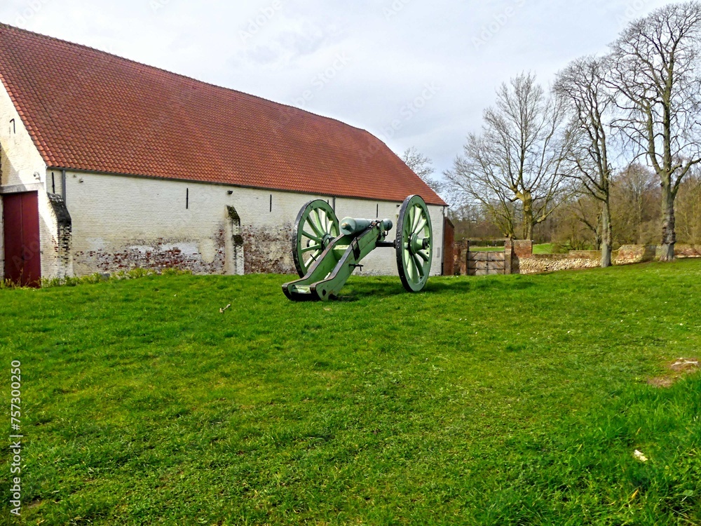 Waterloo, March 2024 - Visit to the Hougoumont farm, emblematic site of ...