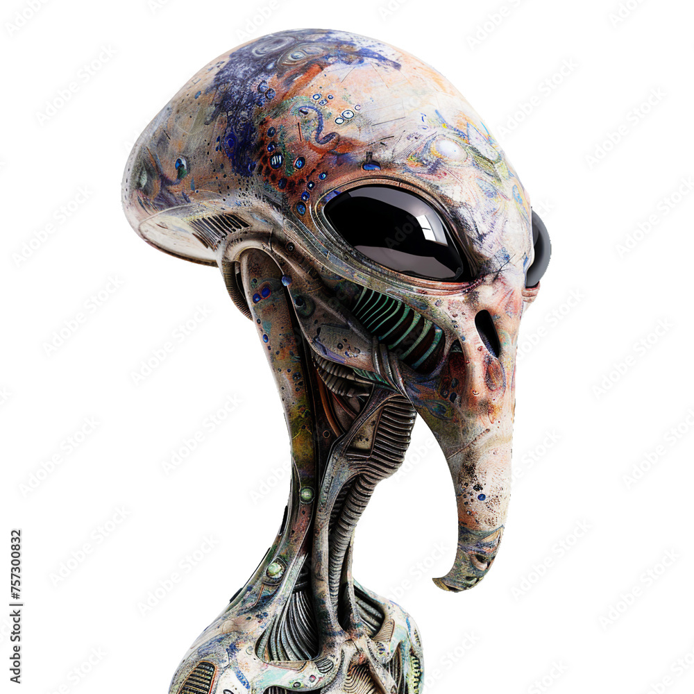 Photo & Art Print Alien Genetic Engineering, transparent background ...