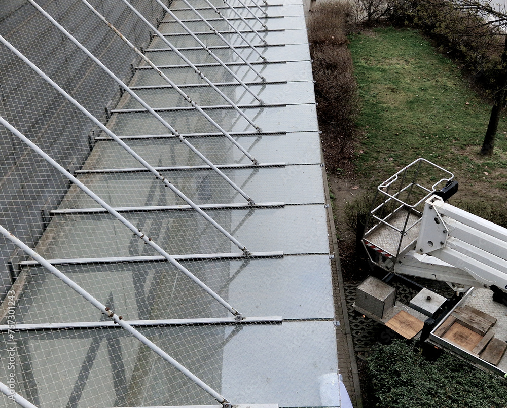 pond sluice, water reservoirs with regulation and concrete dam shaft ...