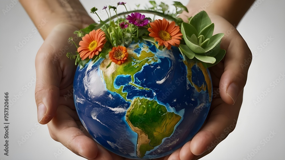 save the planet Earth Day 2024 eco friendly and global warming concept ...