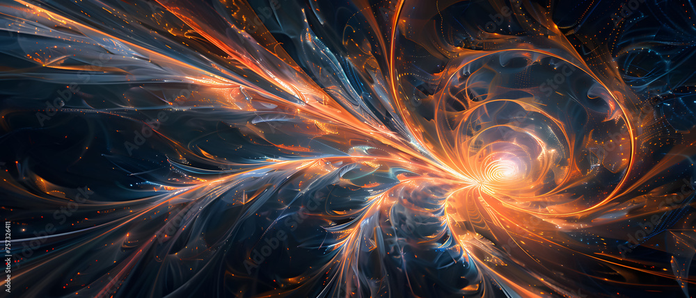 Every curve, every interstitial space between the glowing ribbons ...