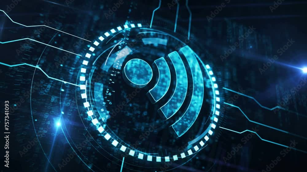 Vertical video: WiFi wireless mobile connection and internet hotspot ...