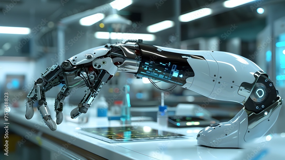 Artificial Intelligence Powered Robot Arm Performing Complex Task in a ...