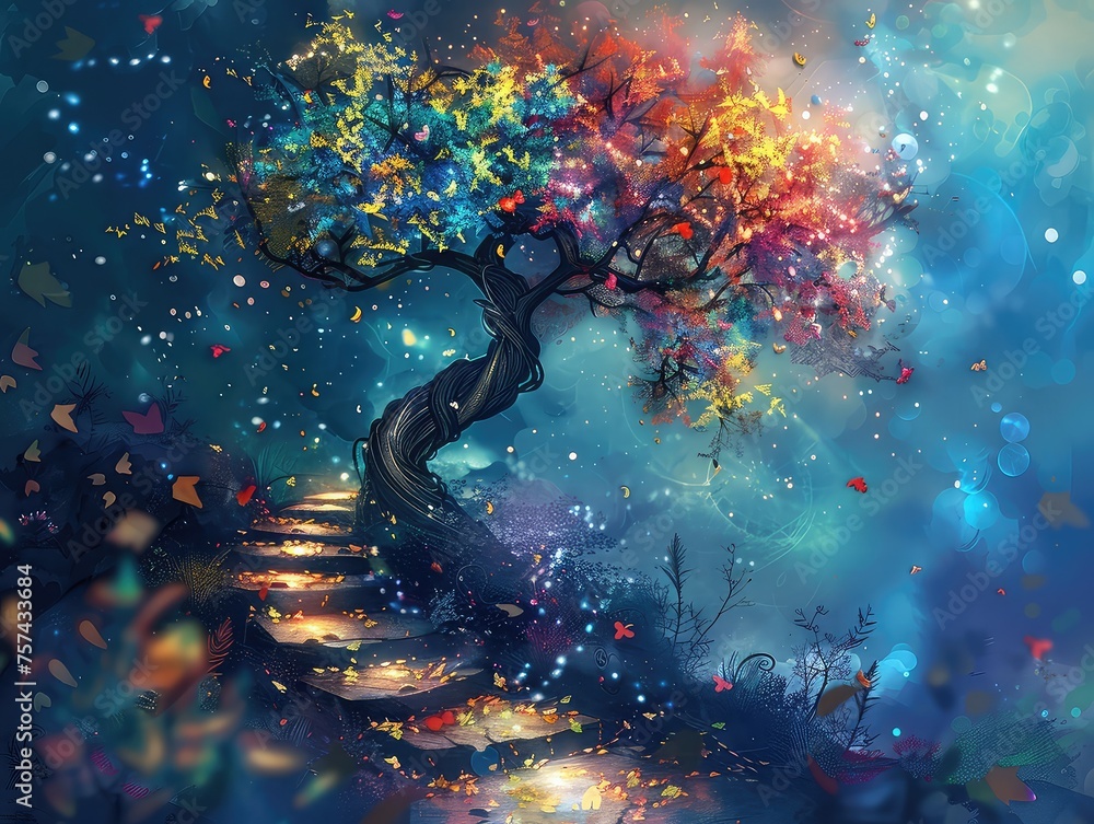 Transformative Illumination - Emotional Journey - Growth Symbols ...