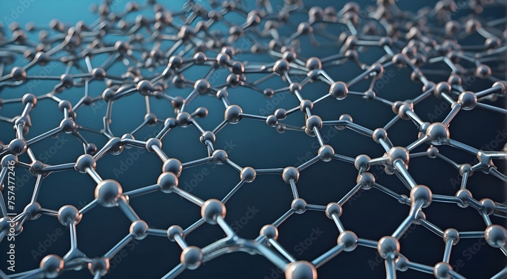 Vector Illustrations Of Molecular Structures 3d Models Of Molecular