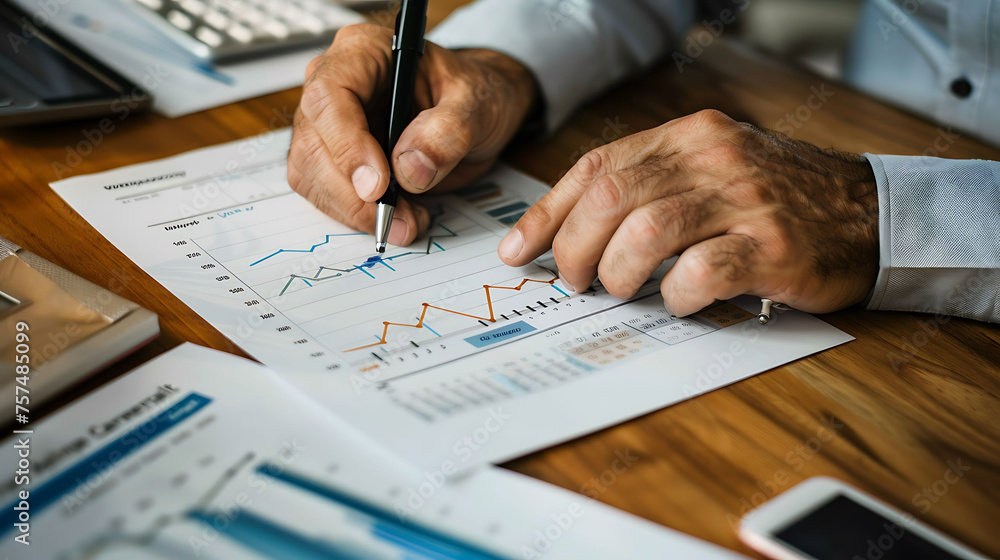 A Financial Advisor Conducting comprehensive financial assessments for ...