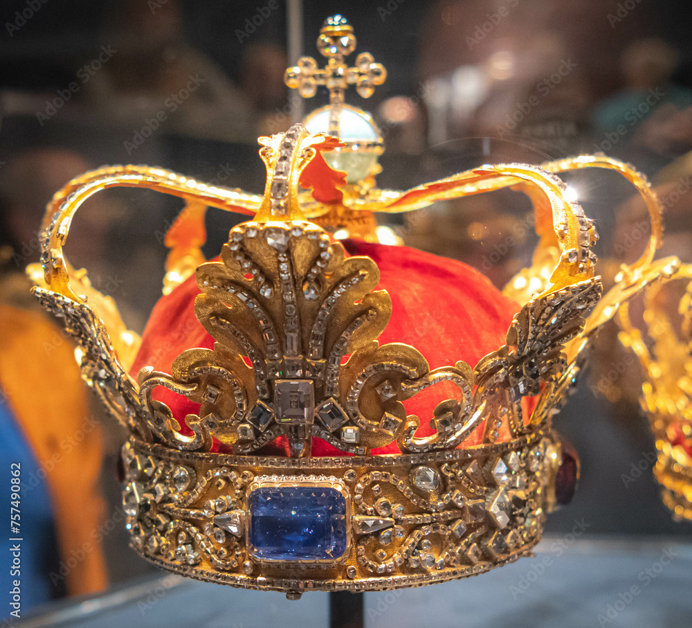 The Crown of Christian V of Denmark was the crown used at the ...