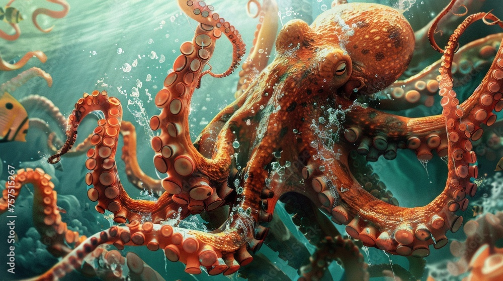 The Outrageous Olympic Octopus Olympics - Octopuses competing in a ...