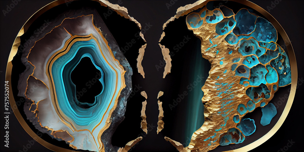 3d wallpaper for wall framing. resin geodes and abstract art and ...
