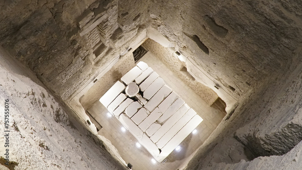 Inside The Step Pyramid of King Djoser (Djeser or Zoser) in Saqqara ...