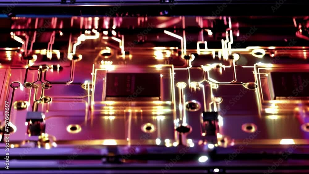 Vidéo Stock A detailed shot of a modern LCD panel revealing the thin ...