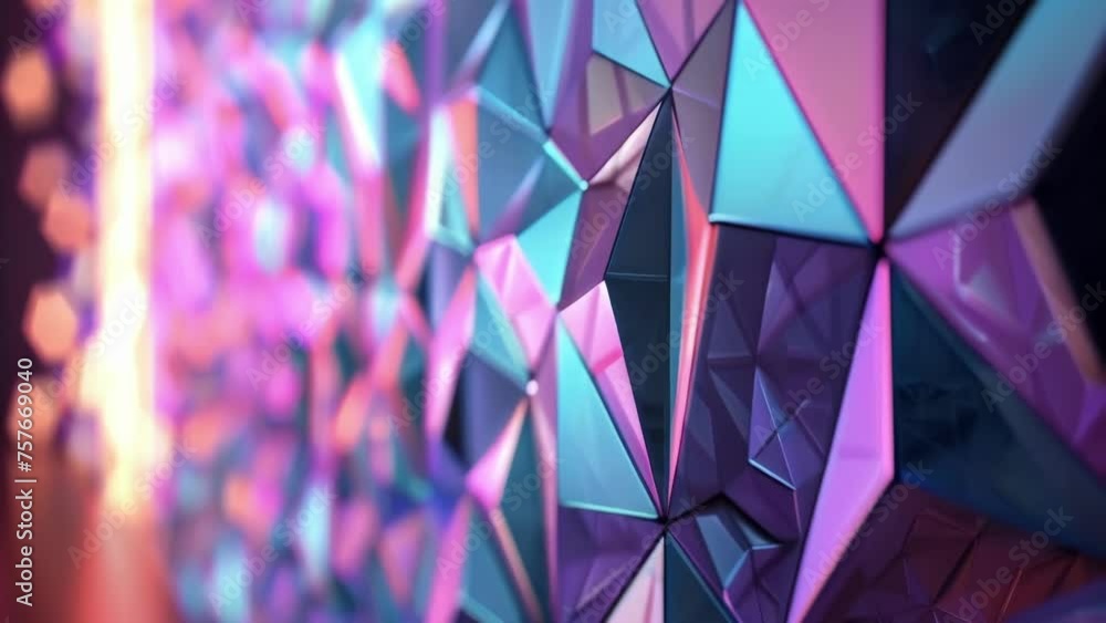 A closeup of a blank wall with a projection mapping setup installed ...