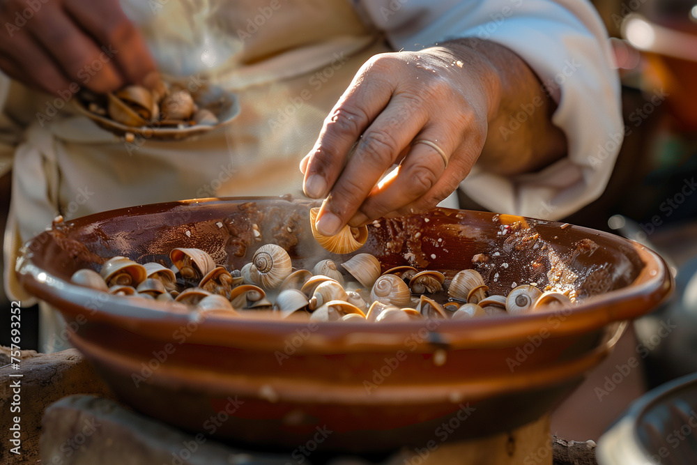 Postcard from Morocco: Fresh snailx escargots served from a street ...