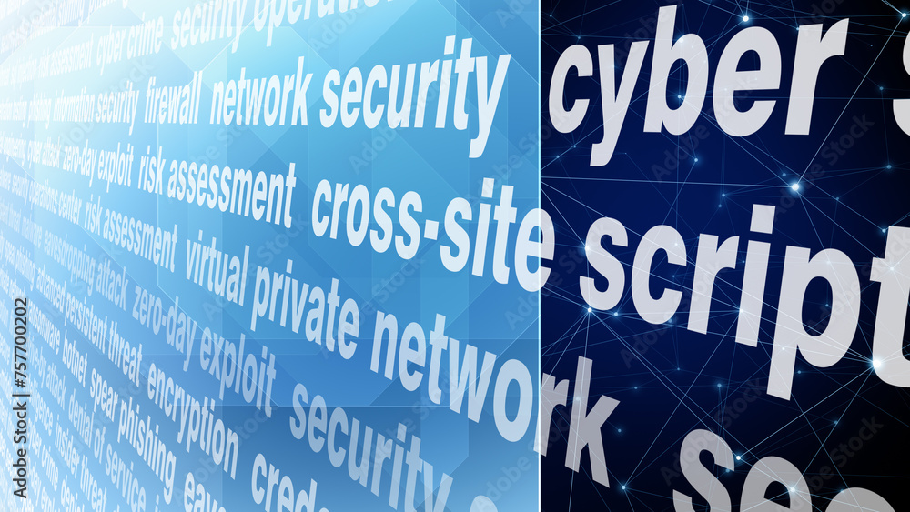 Secure Your Data With Cyber Security Texts And Connected Lines For Safe