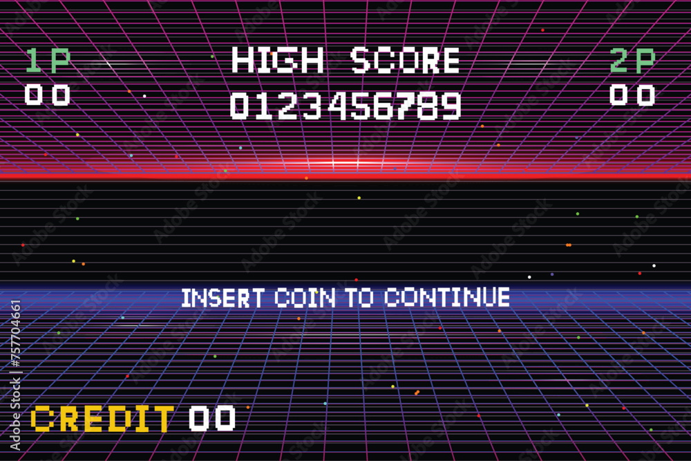 pixel art .8 bit game. retro game. for game assets .Retro Futurism Sci ...