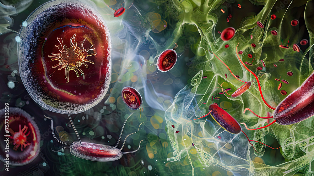 The life cycle of the malaria-causing Plasmodium, from mosquito to man ...