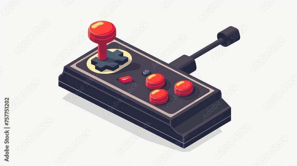 Joystick emulation device - retro 80s joystick, game controller, joypad ...