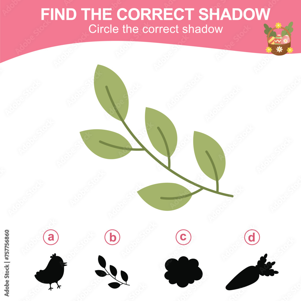 Find the correct shadow. Worksheet for kid. Matching shadow game for ...