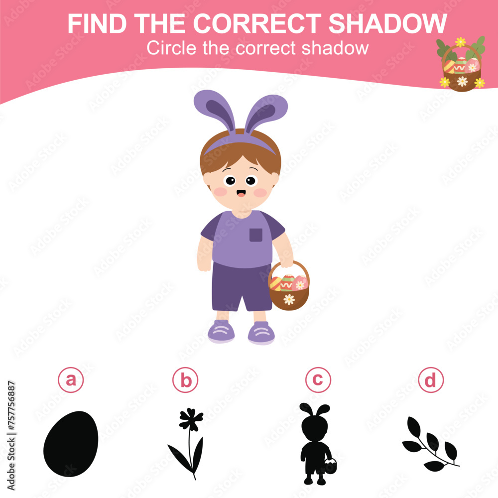 Find the correct shadow. Worksheet for kid. Matching shadow game for ...