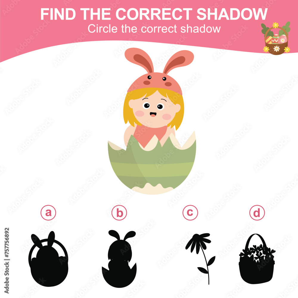 Find the correct shadow. Worksheet for kid. Matching shadow game for ...