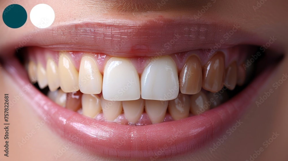 The colour of the tooth enamel should be matched with the whitening ...