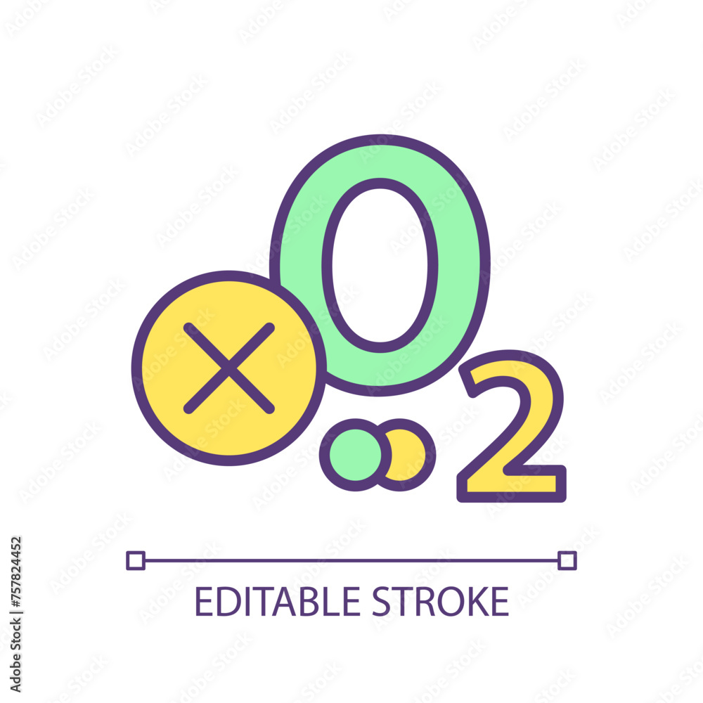Anaerobic production RGB color icon. Microorganisms fermentation ...