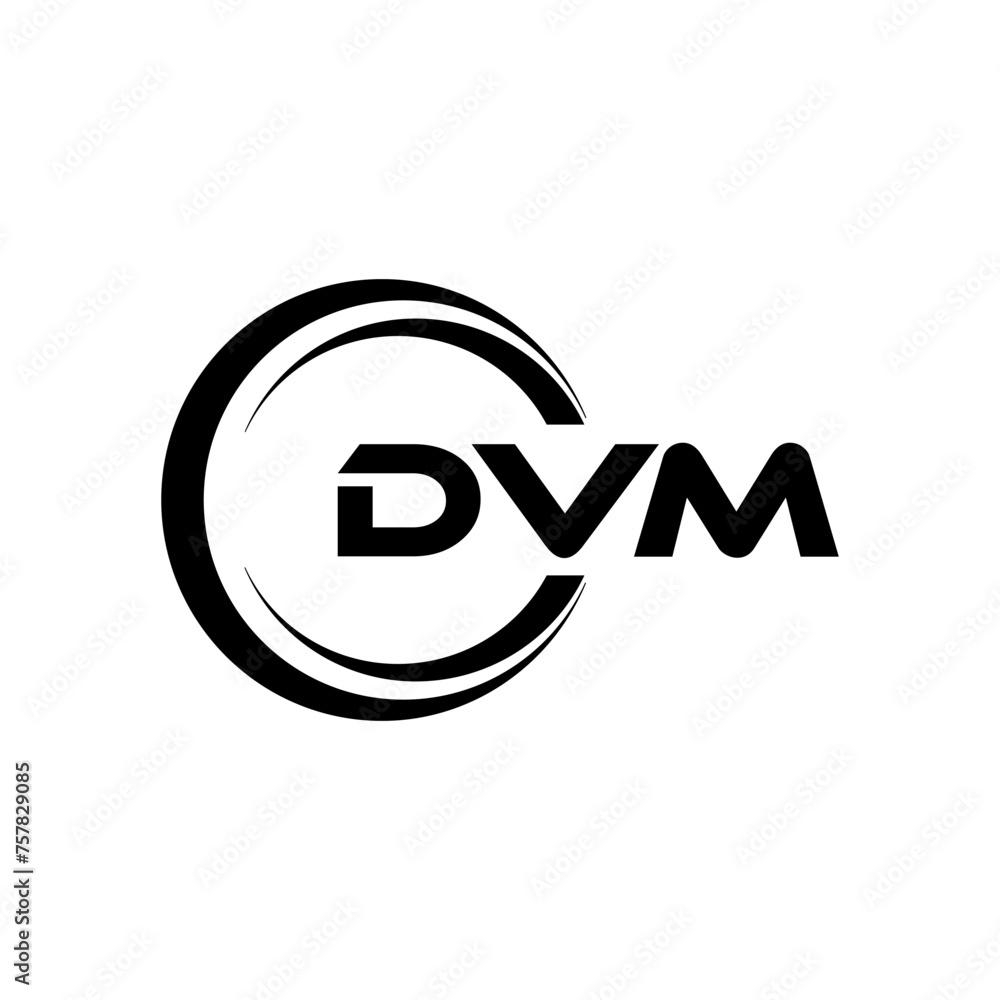 DVM Letter Logo Design, Inspiration for a Unique Identity. Modern ...