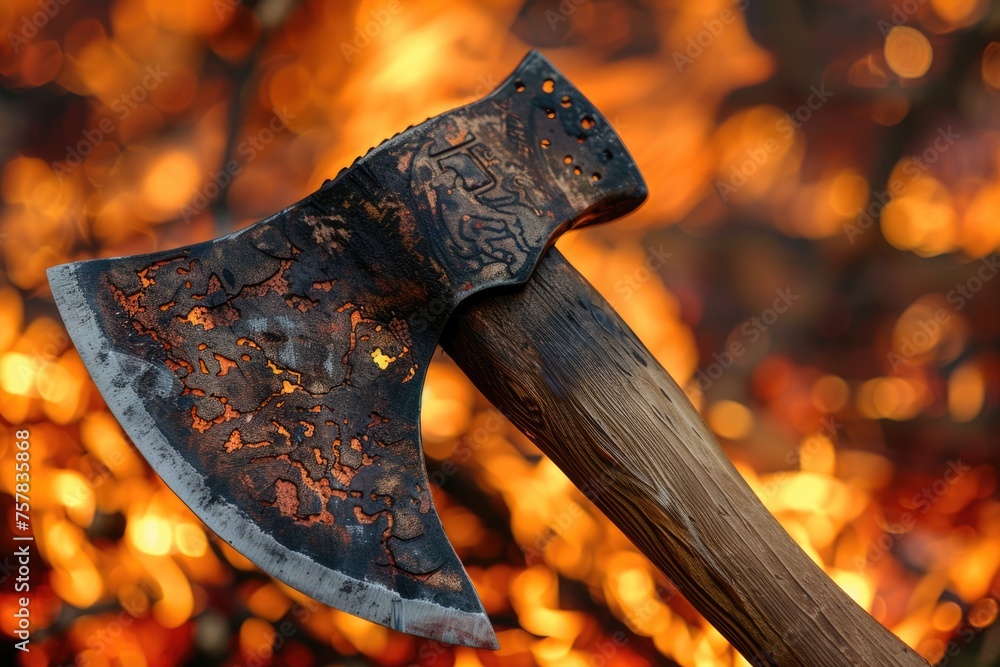 Essential Firefighting Tool: Fire Axe for Rescue Operations and ...