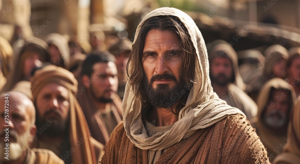 Jesus Christ: The Ultimate Social Media Influencer Generative AI Stock Illustration | Adobe Stock