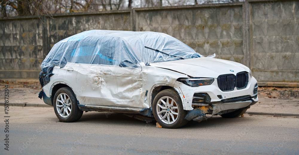 Minsk, Belarus. Mar 12, 2024. BMW X5 G05 SUV parked at roadside ...