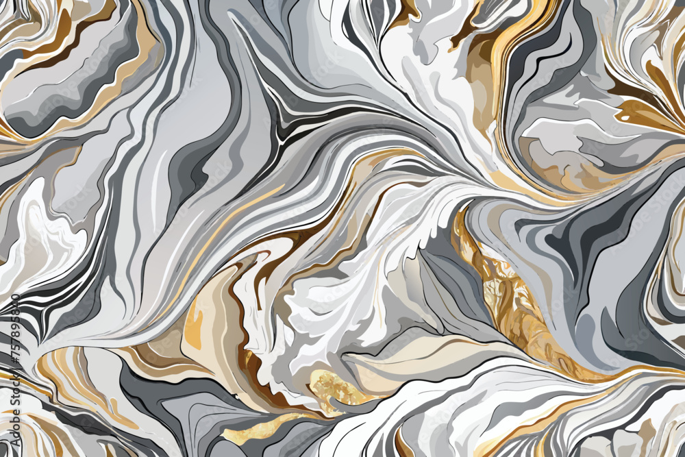 Marble wall white silver pattern gray ink graphic background abstract ...