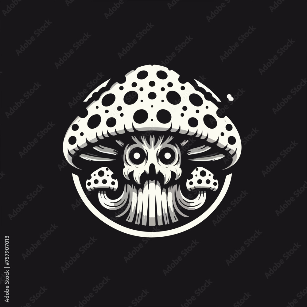 Typical fungi mushroom monster cell. Fungal Hyphae. Structure fungi ...