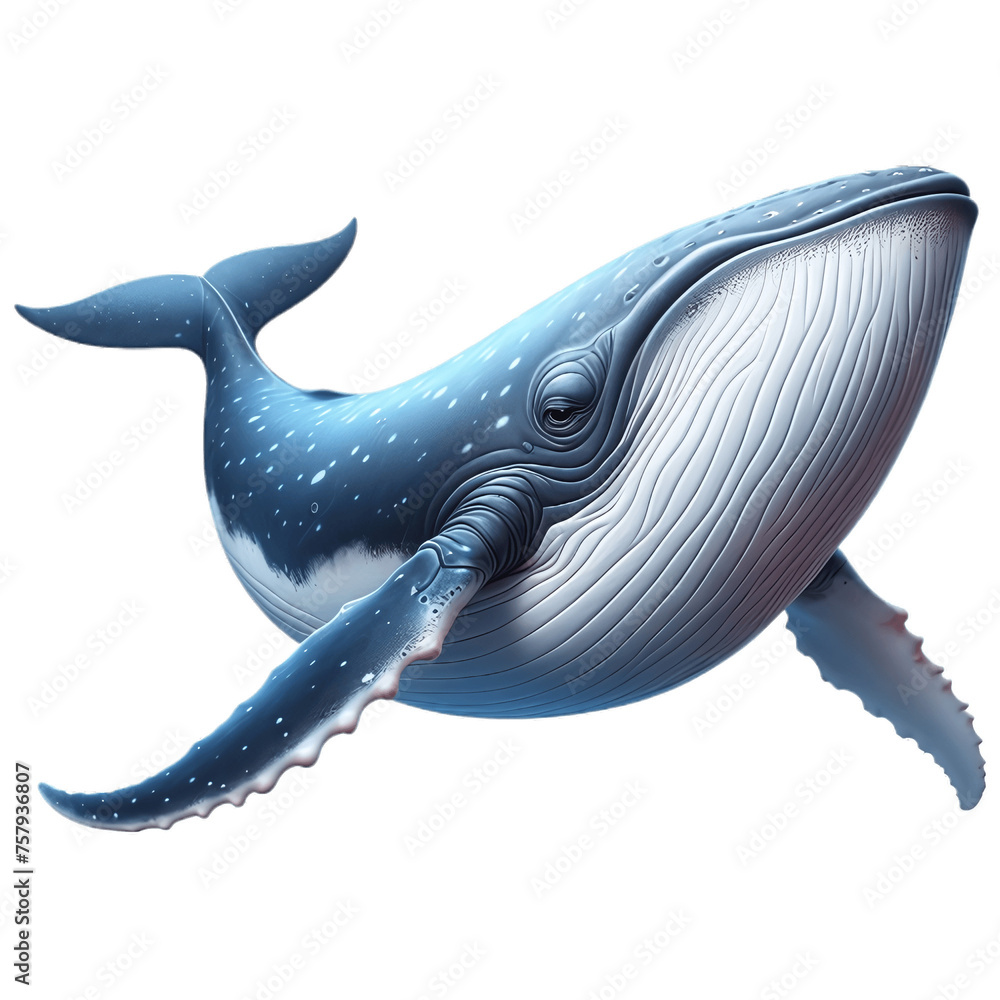Captivating Blue Whale PNG: High-Quality Image of Majestic Ocean ...