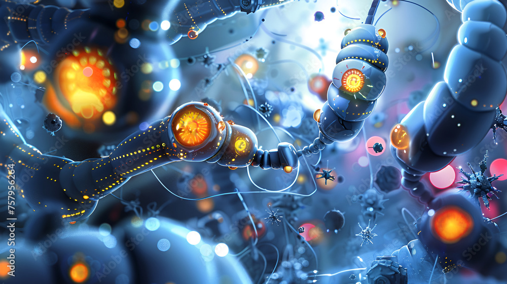 Nanorobotic swarms Collections of nanoscale robots operating ...