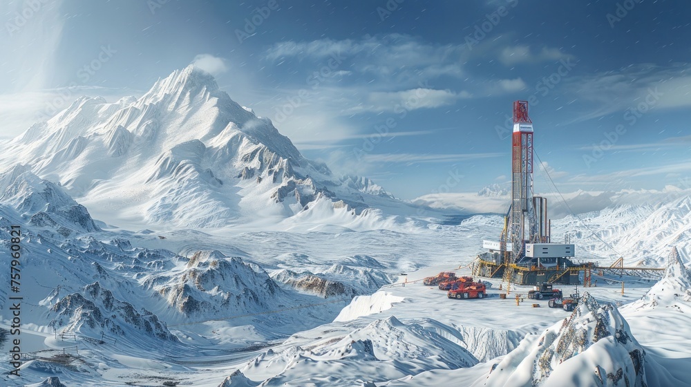 High-Tech Drilling Rigs Pioneer Natural Resource Discovery Expedition ...