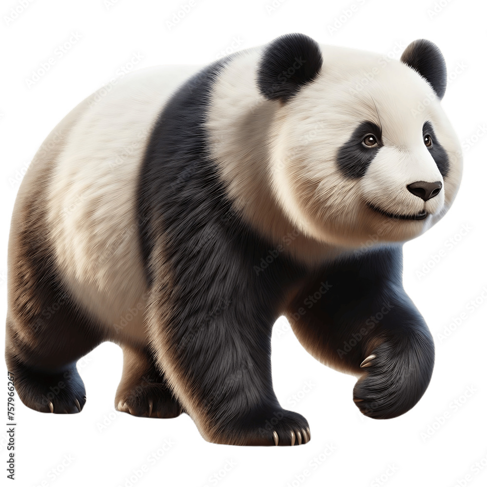 Majestic Panda PNG: Regal Image of Magnificent Giant Panda Bear - Panda ...