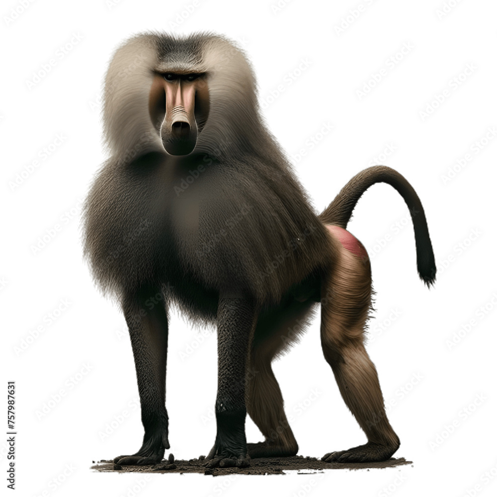 Baboon PNG Download: High-Quality Monkey Image with Transparent ...