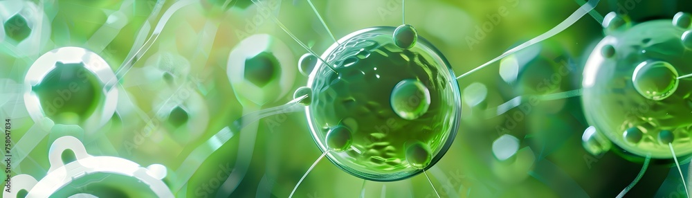 Transparent Cells with Green Fluid Suspended in Mid-Air: A Glimpse into ...