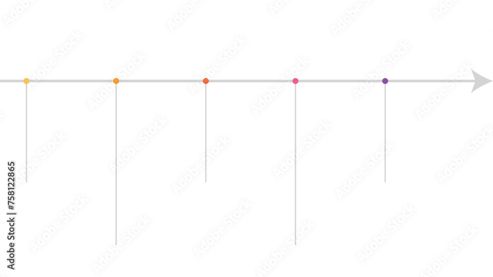 Timeline infographic presentation layout fully editable. Stock Vector ...