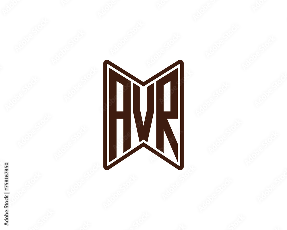 AVR Logo design vector template Stock Vector | Adobe Stock