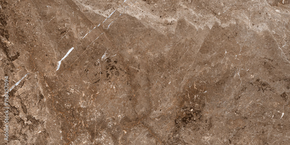 natural polished marble stone, dark coffee brown marble texture ...