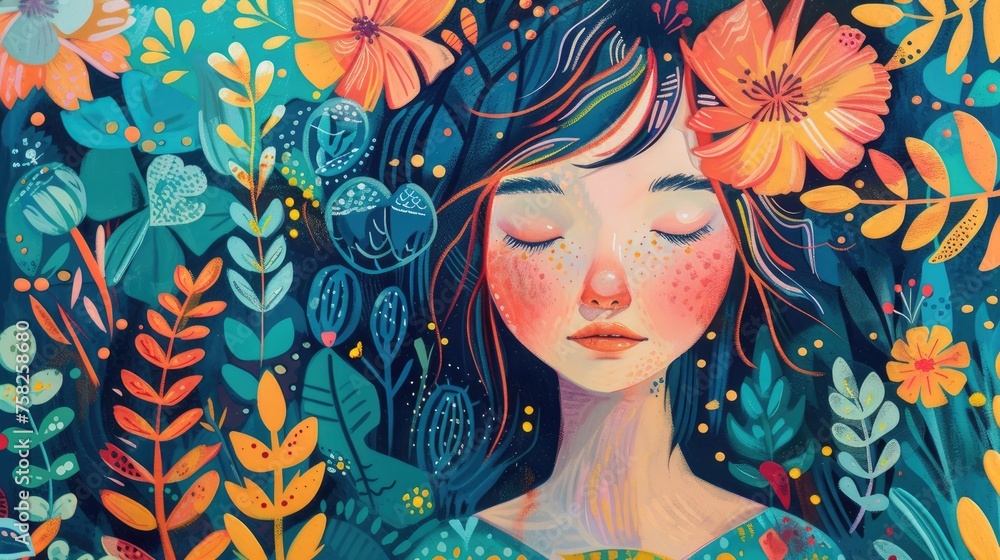 Gouache paint-themed images depicting finished artworks characterized ...