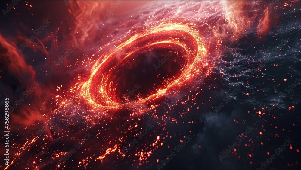 Black Hole Cosmic Event Horizon Ripple In Spacetime Wormhole Gravity ...