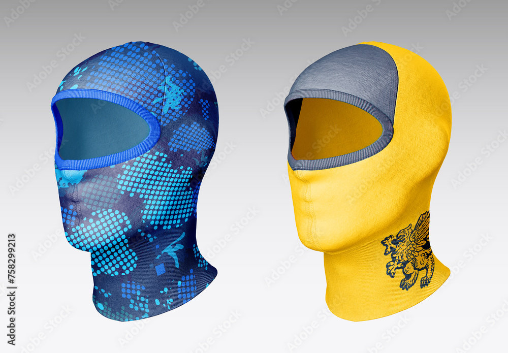 Balaclava Mockup Stock Template | Adobe Stock