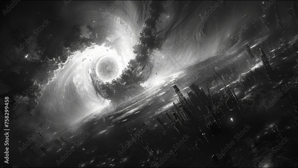 Black Hole Cosmic Event Horizon Ripple In Spacetime Wormhole Gravity ...