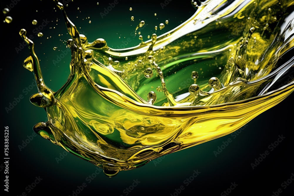 Motor oil in the mechanism of a car engine: care for durability and ...